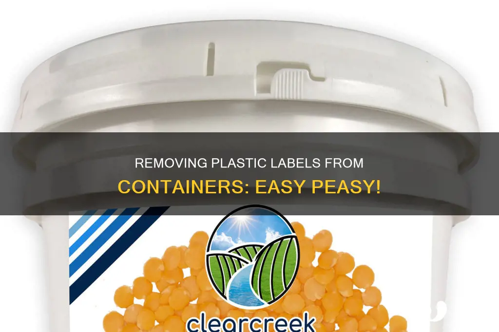 Removing Plastic Labels From Containers: Easy Peasy! | ShunPoly