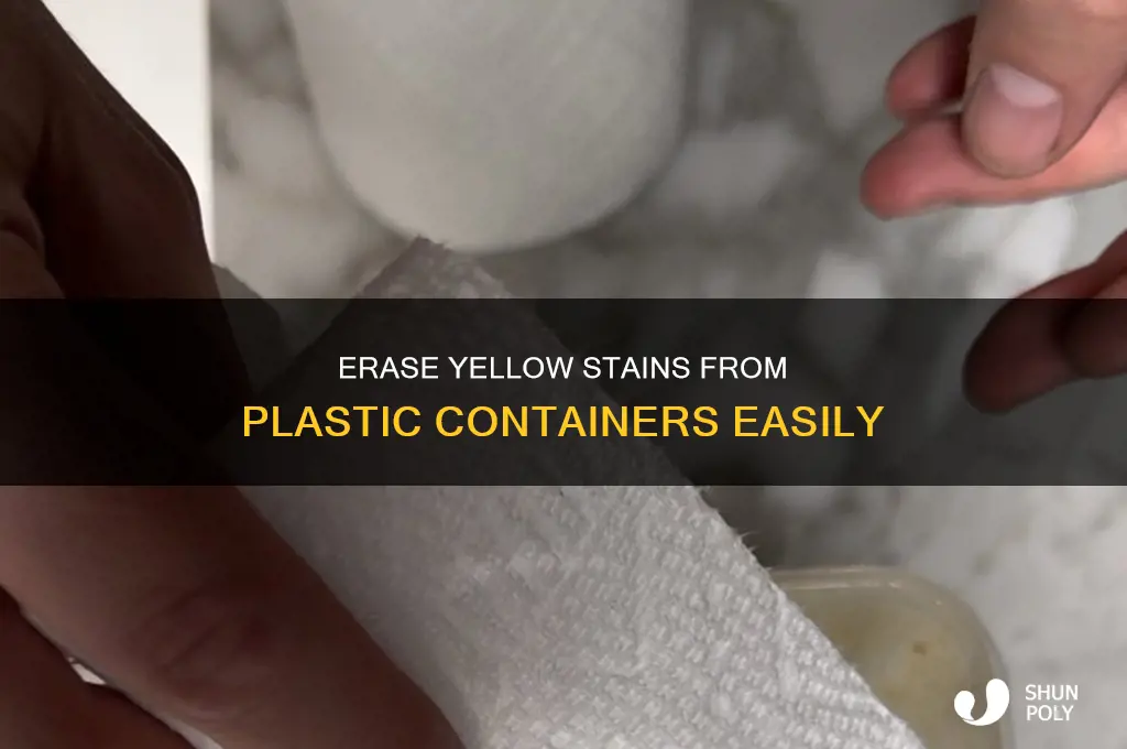 Erase Yellow Stains From Plastic Containers Easily | ShunPoly