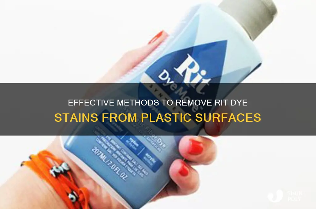 Effective Methods To Remove Rit Dye Stains From Plastic Surfaces | ShunPoly
