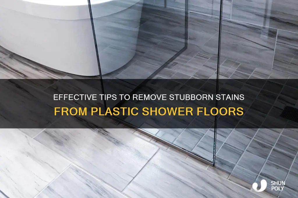 Removing Stains From Shower Floor