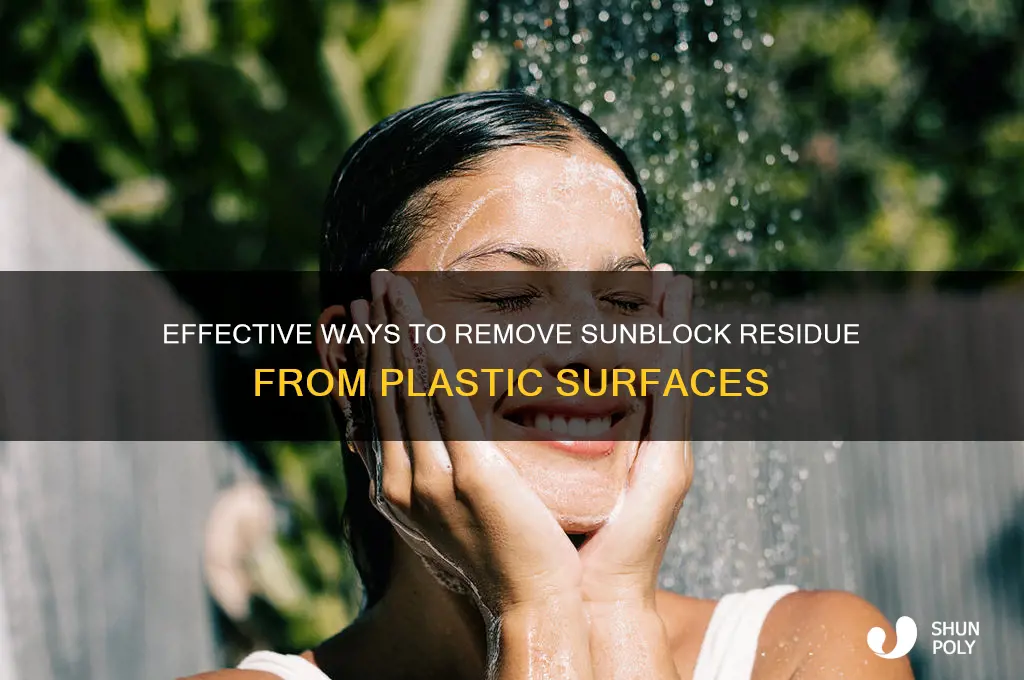 Effective Ways To Remove Sunblock Residue From Plastic Surfaces | ShunPoly