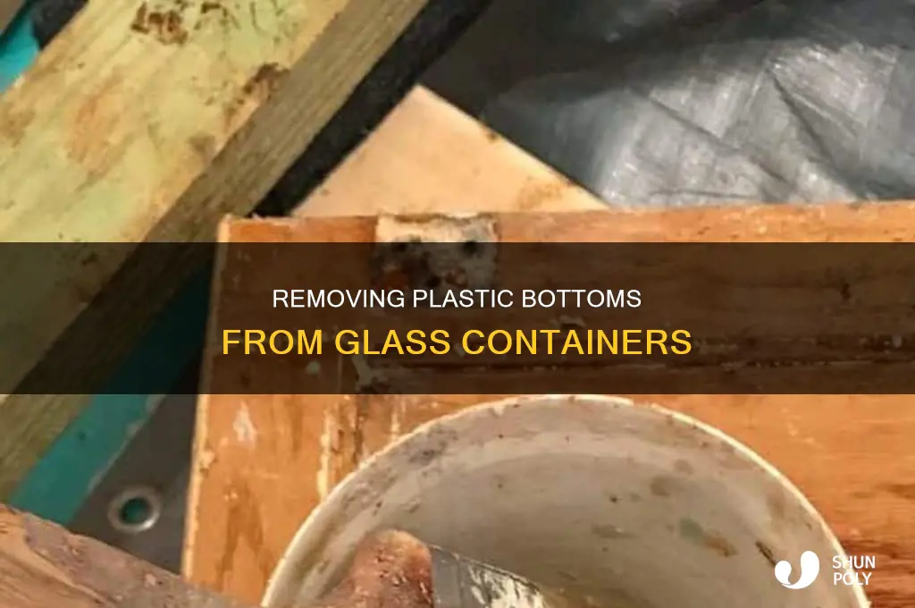 Removing Plastic Bottoms From Glass Containers | ShunPoly