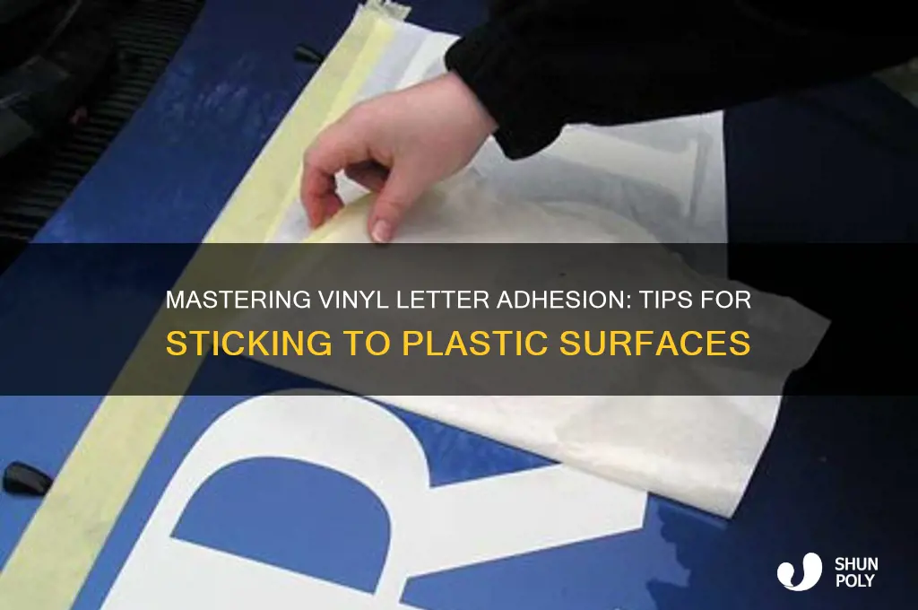 Mastering Vinyl Letter Adhesion: Tips For Sticking To Plastic Surfaces ...