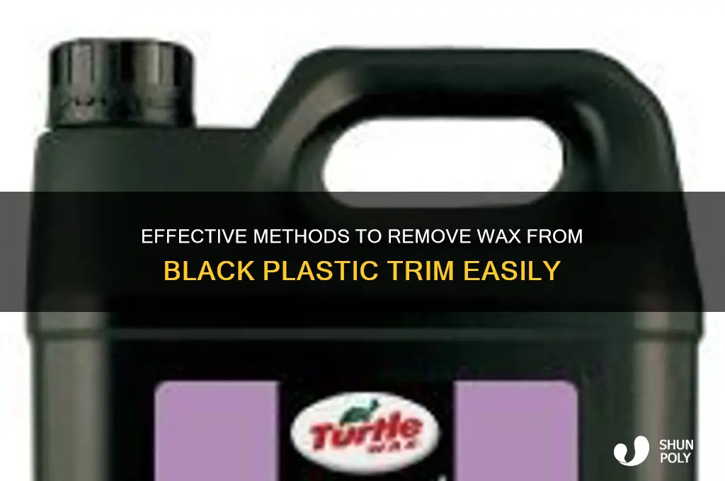 Effective Methods To Remove Wax From Black Plastic Trim Easily | ShunPoly