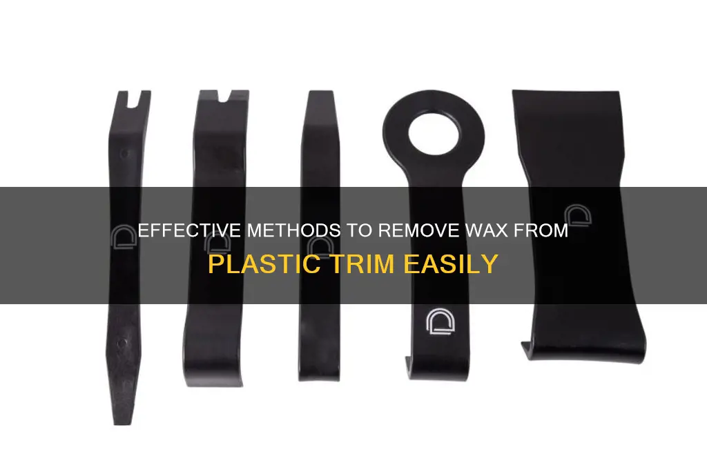 Effective Methods To Remove Wax From Plastic Trim Easily | ShunPoly