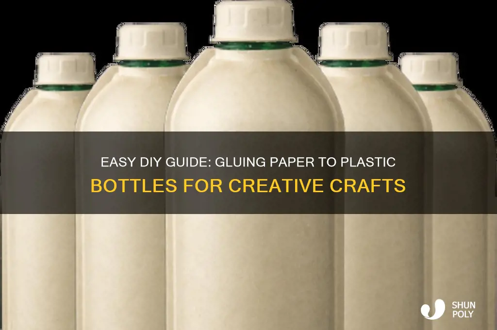Easy Diy Guide: Gluing Paper To Plastic Bottles For Creative Crafts ...