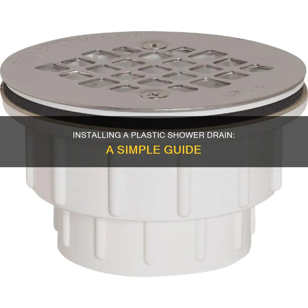 Installing A Plastic Shower Drain: A Simple Guide | ShunPoly