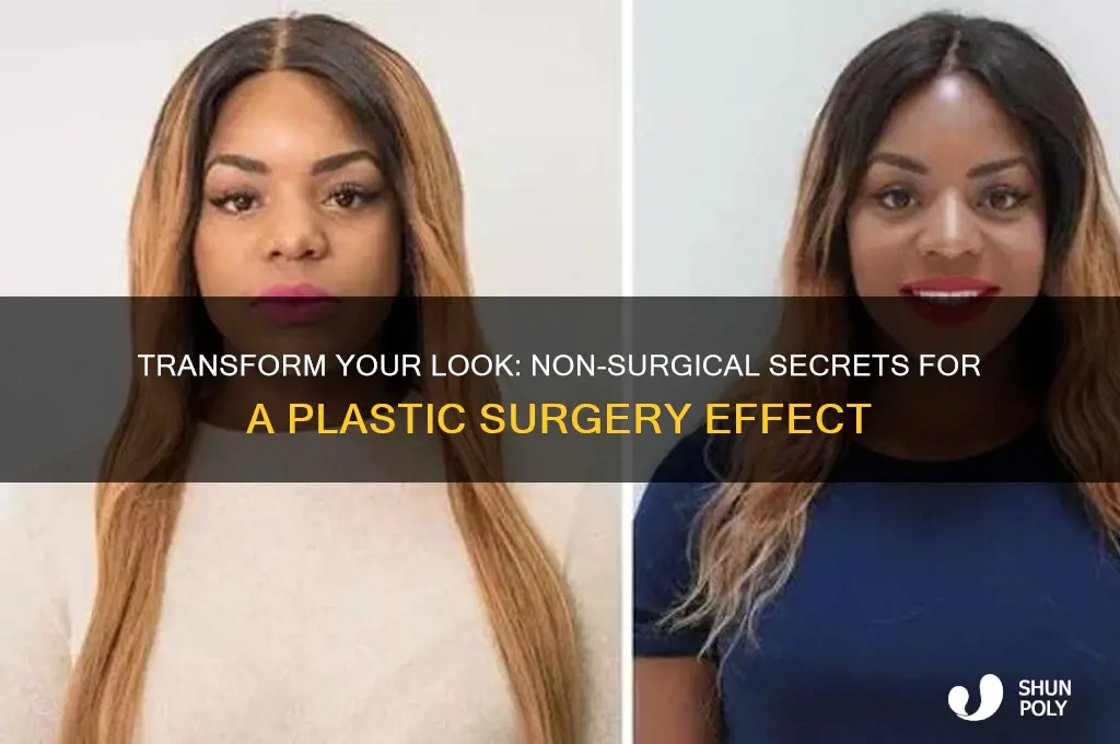 Transform Your Look: Non-Surgical Secrets For A Plastic Surgery Effect ...
