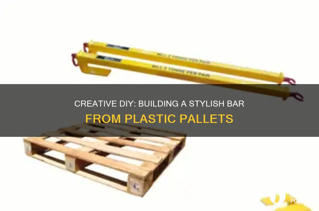 Creative Diy: Building A Stylish Bar From Plastic Pallets | ShunPoly