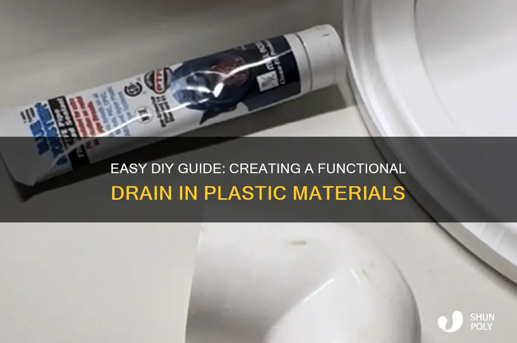 Easy Diy Guide: Creating A Functional Drain In Plastic Materials | ShunPoly