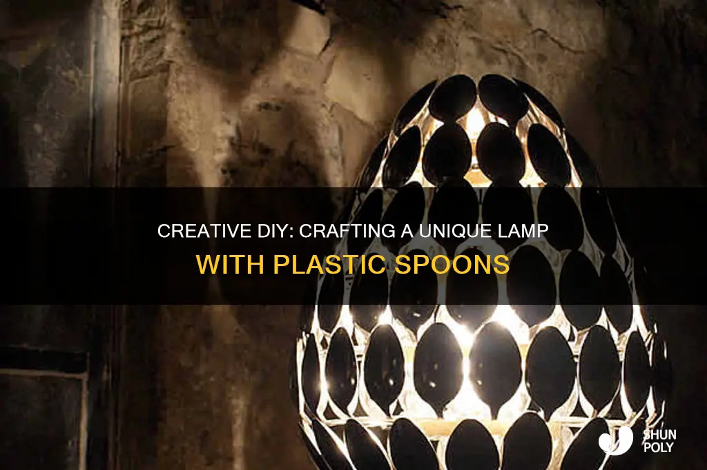 Creative Diy: Crafting A Unique Lamp With Plastic Spoons | ShunPoly