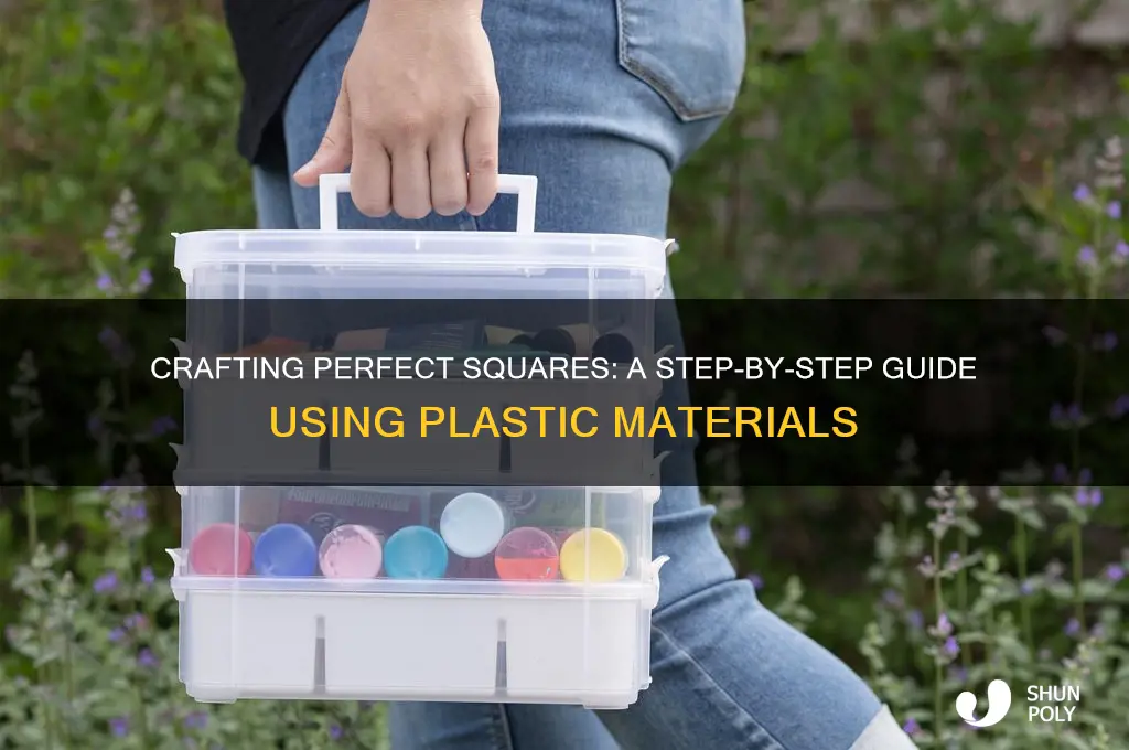 Crafting Perfect Squares: A Step-By-Step Guide Using Plastic Materials ...