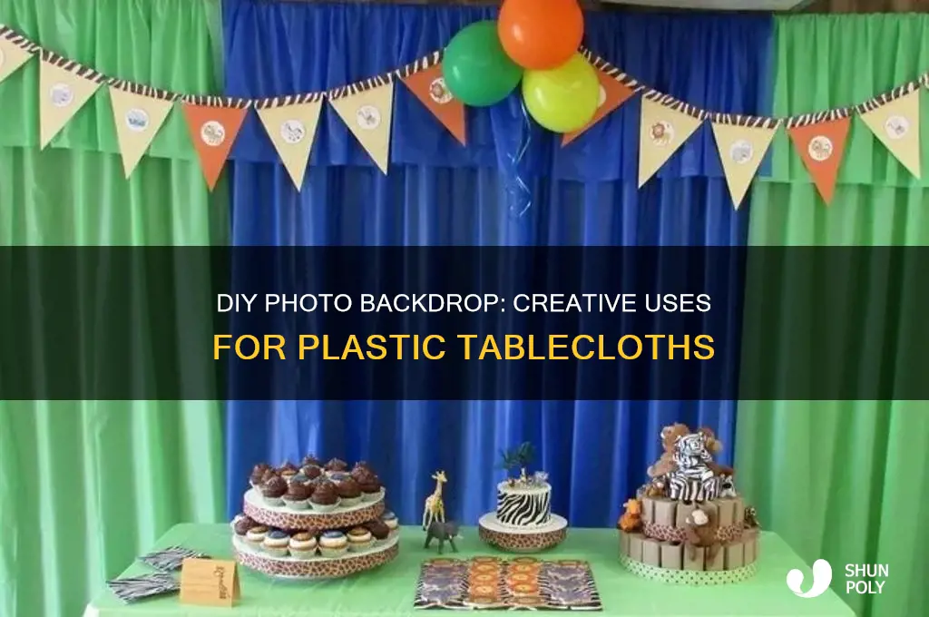 Diy Photo Backdrop: Creative Uses For Plastic Tablecloths | ShunPoly