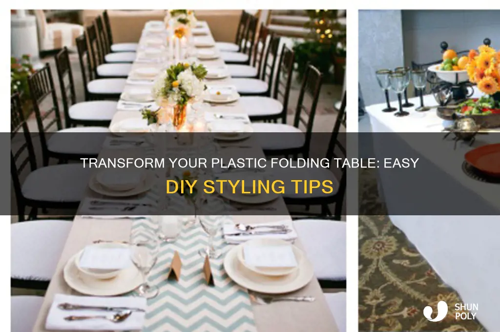 Transform Your Plastic Folding Table: Easy Diy Styling Tips | ShunPoly