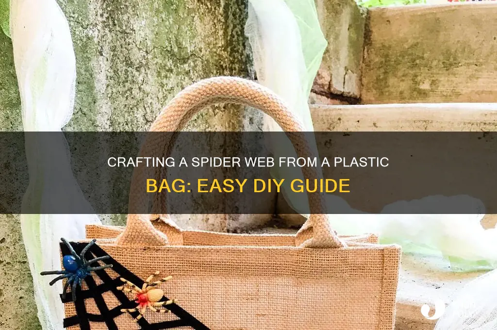 Crafting A Spider Web From A Plastic Bag: Easy Diy Guide | ShunPoly