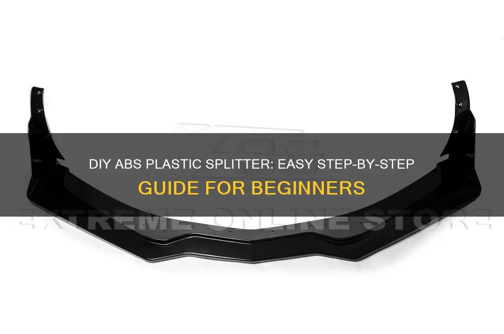 Diy Abs Plastic Splitter: Easy Step-By-Step Guide For Beginners | ShunPoly