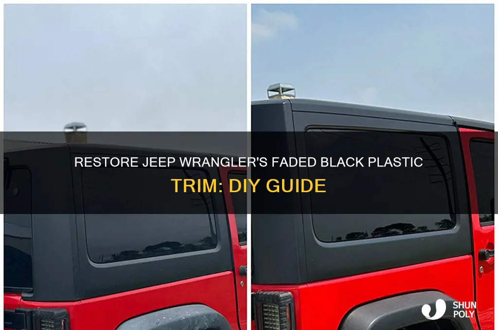 Restore Jeep Wrangler's Faded Black Plastic Trim: Diy Guide | ShunPoly