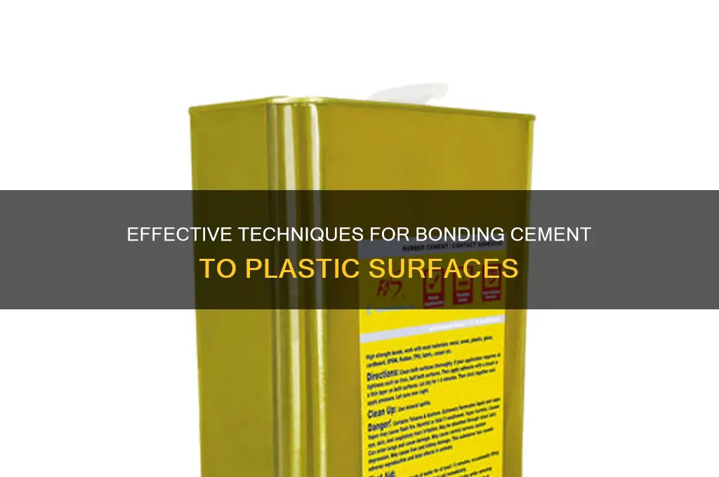 Effective Techniques For Bonding Cement To Plastic Surfaces | ShunPoly