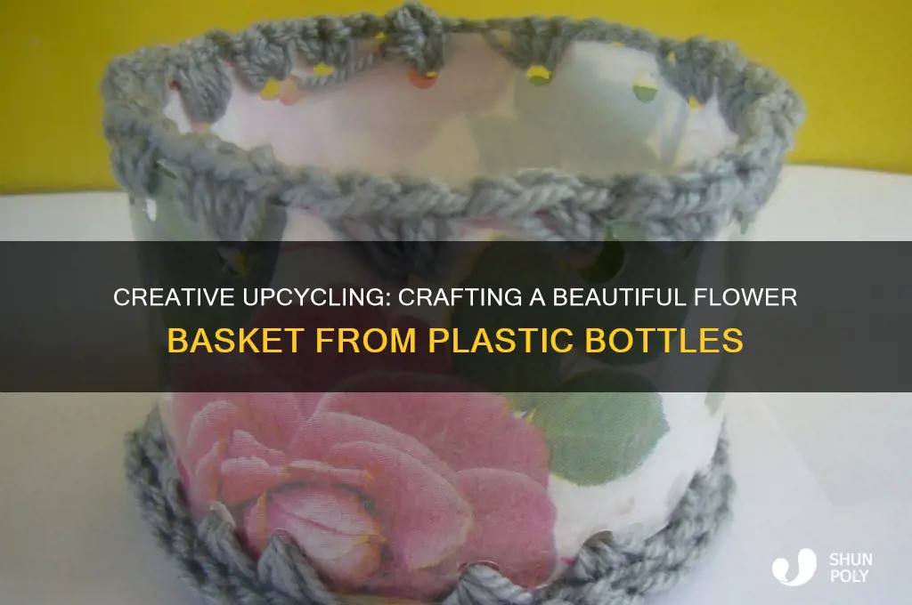 Creative Upcycling: Crafting A Beautiful Flower Basket From Plastic ...