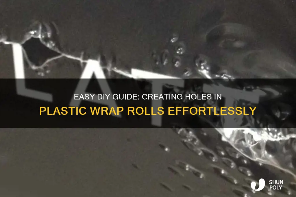 Easy Diy Guide: Creating Holes In Plastic Wrap Rolls Effortlessly ...