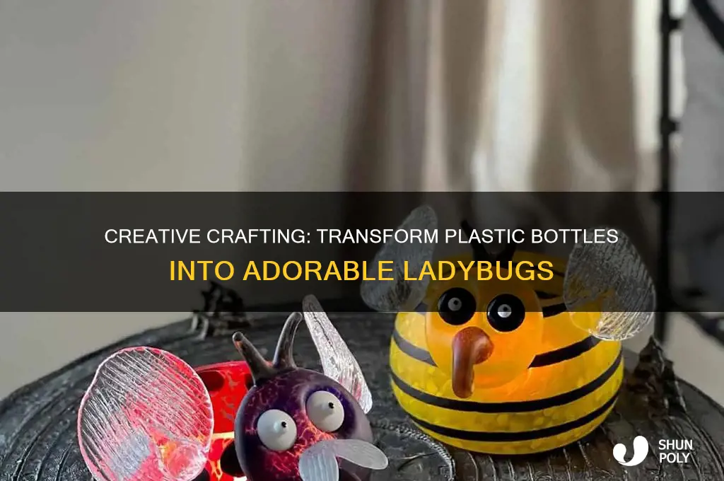 Creative Crafting: Transform Plastic Bottles Into Adorable Ladybugs ...