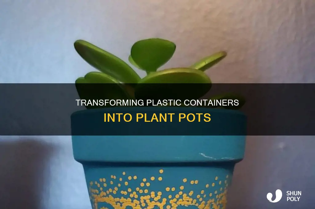 Transforming Plastic Containers Into Plant Pots | ShunPoly