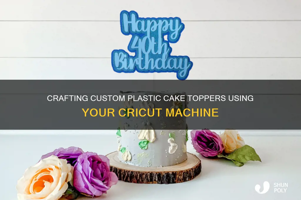 Crafting Custom Plastic Cake Toppers Using Your Cricut Machine | ShunPoly