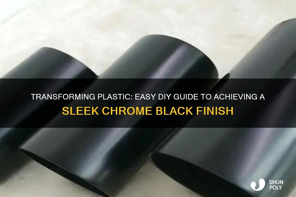 Transforming Plastic: Easy Diy Guide To Achieving A Sleek Chrome Black ...