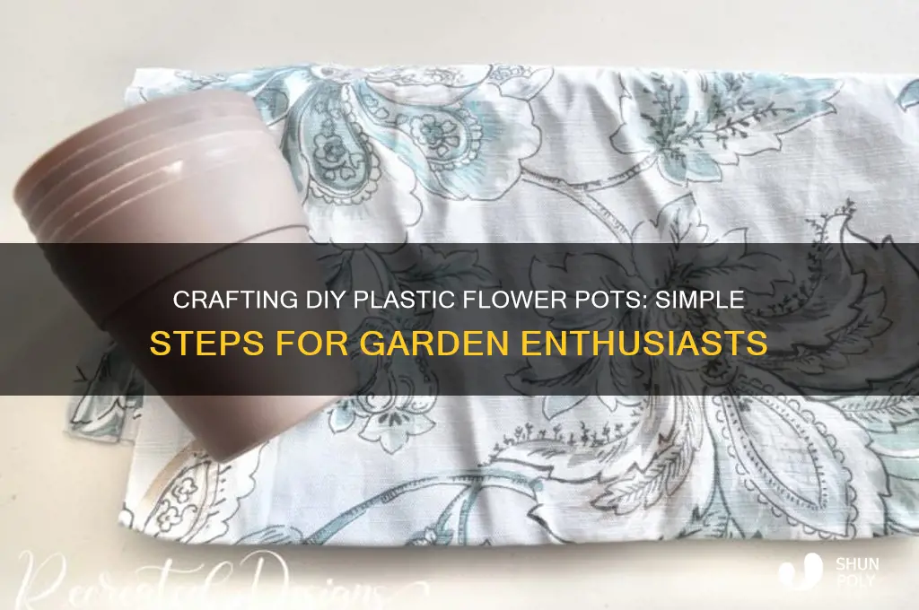 Crafting Diy Plastic Flower Pots: Simple Steps For Garden Enthusiasts ...