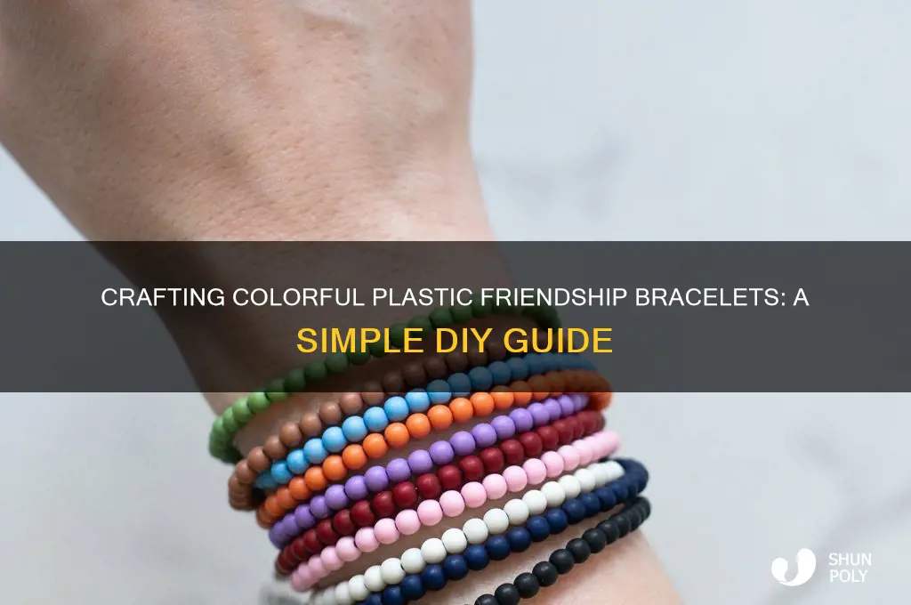 Crafting Colorful Plastic Friendship Bracelets: A Simple Diy Guide ...
