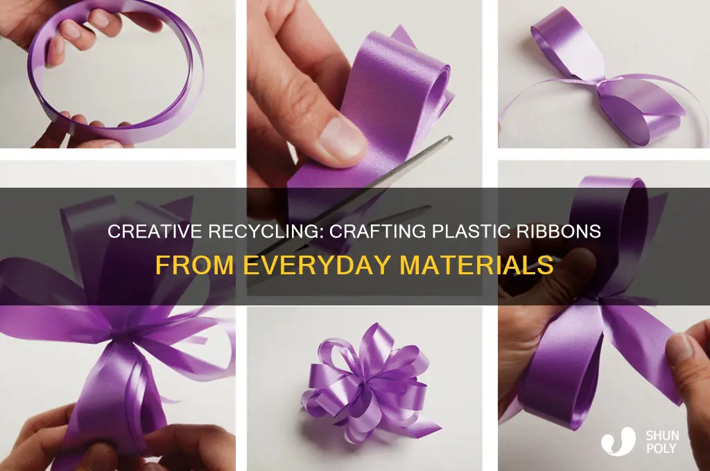 Creative Recycling: Crafting Plastic Ribbons From Everyday Materials ...