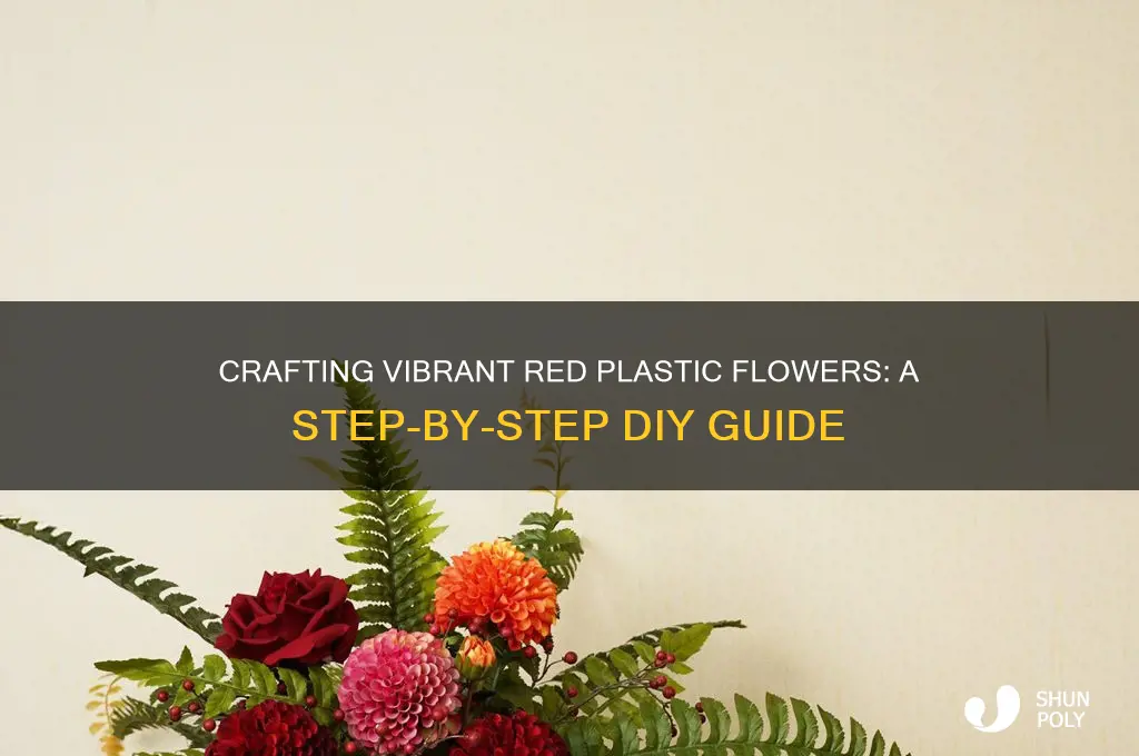 Crafting Vibrant Red Plastic Flowers: A Step-By-Step Diy Guide | ShunPoly