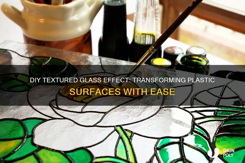 Diy Textured Glass Effect: Transforming Plastic Surfaces With Ease ...