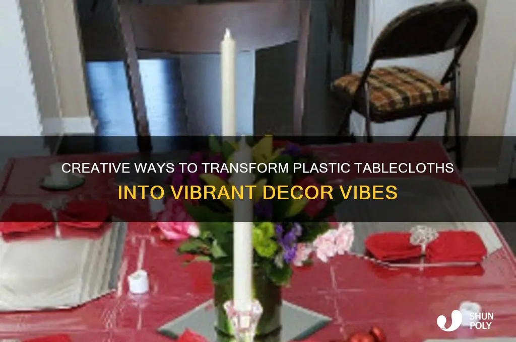 Creative Ways To Transform Plastic Tablecloths Into Vibrant Decor Vibes ...