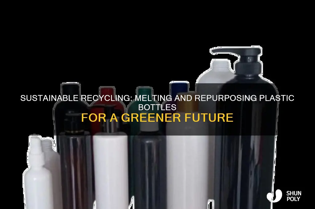Sustainable Recycling: Melting And Repurposing Plastic Bottles For A ...