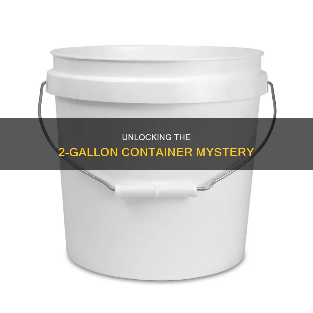 Unlocking The 2-Gallon Container Mystery | ShunPoly