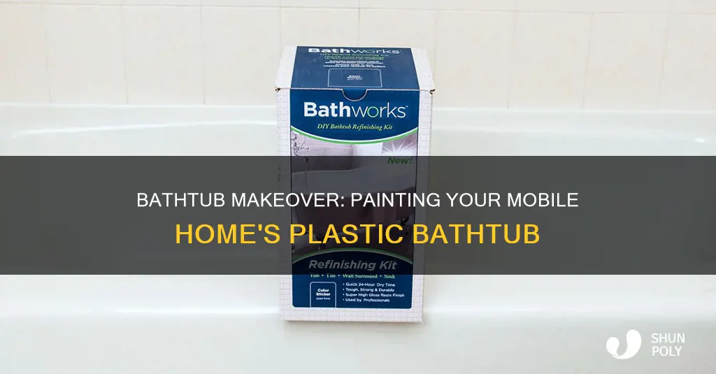 Bathtub Makeover: Painting Your Mobile Home's Plastic Bathtub | ShunPoly