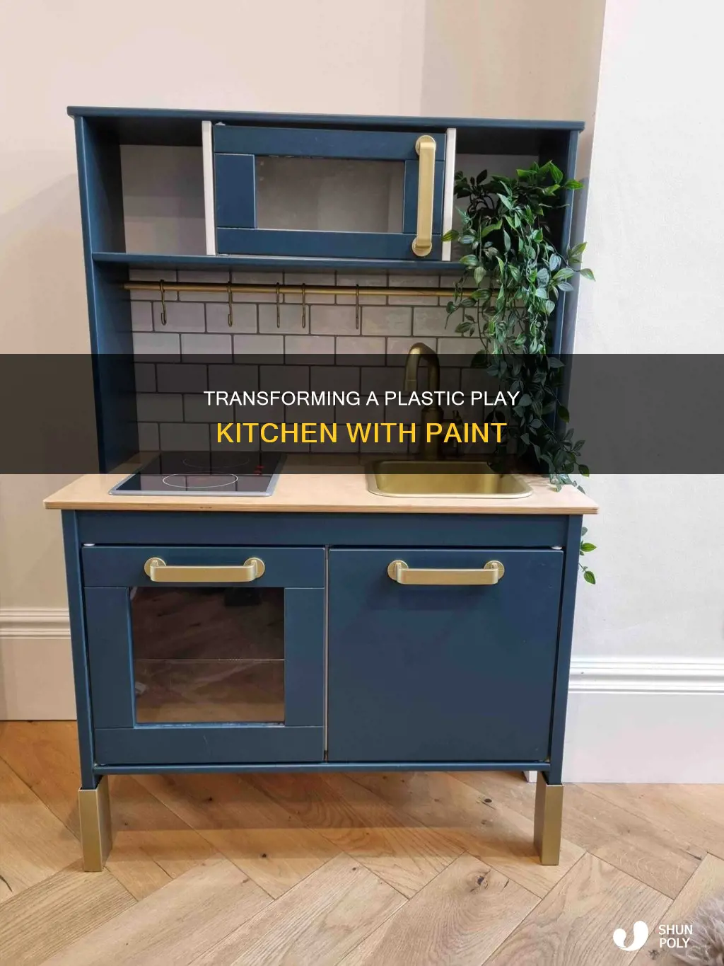 Transforming A Plastic Play Kitchen With Paint | ShunPoly