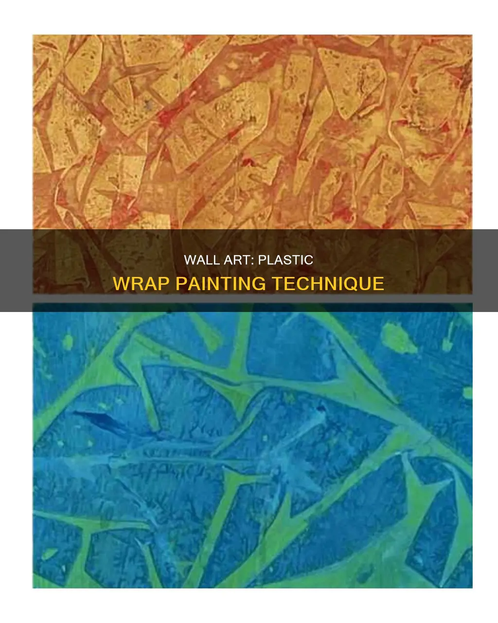 Wall Art: Plastic Wrap Painting Technique | ShunPoly