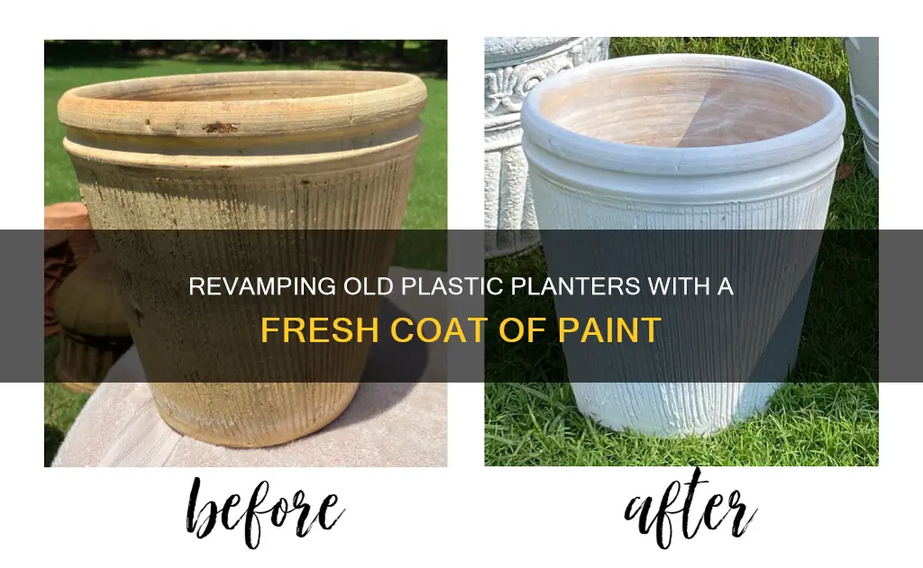 Revamping Old Plastic Planters With A Fresh Coat Of Paint | ShunPoly