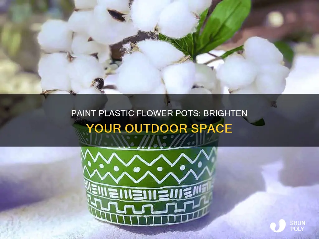 Paint Plastic Flower Pots: Brighten Your Outdoor Space | ShunPoly