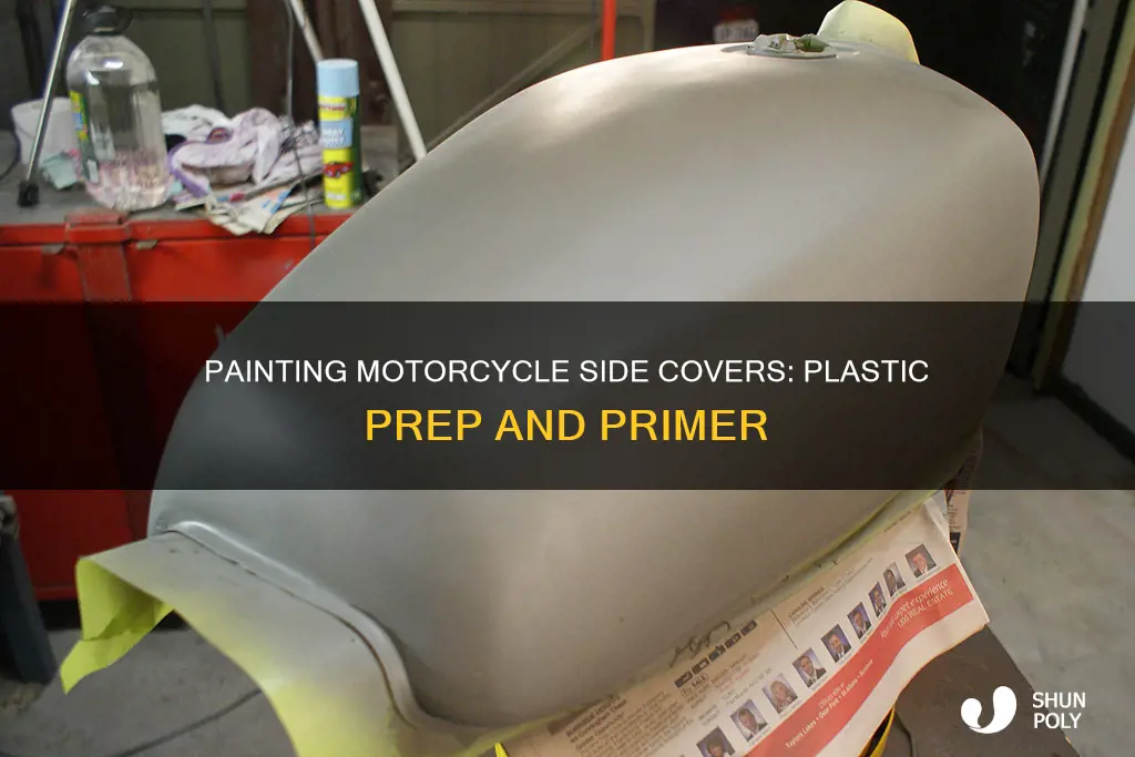Painting Motorcycle Side Covers: Plastic Prep And Primer | ShunPoly