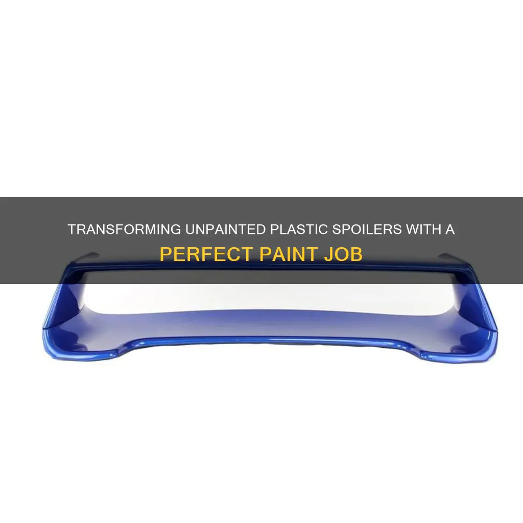 Transforming Unpainted Plastic Spoilers With A Perfect Paint Job | ShunPoly