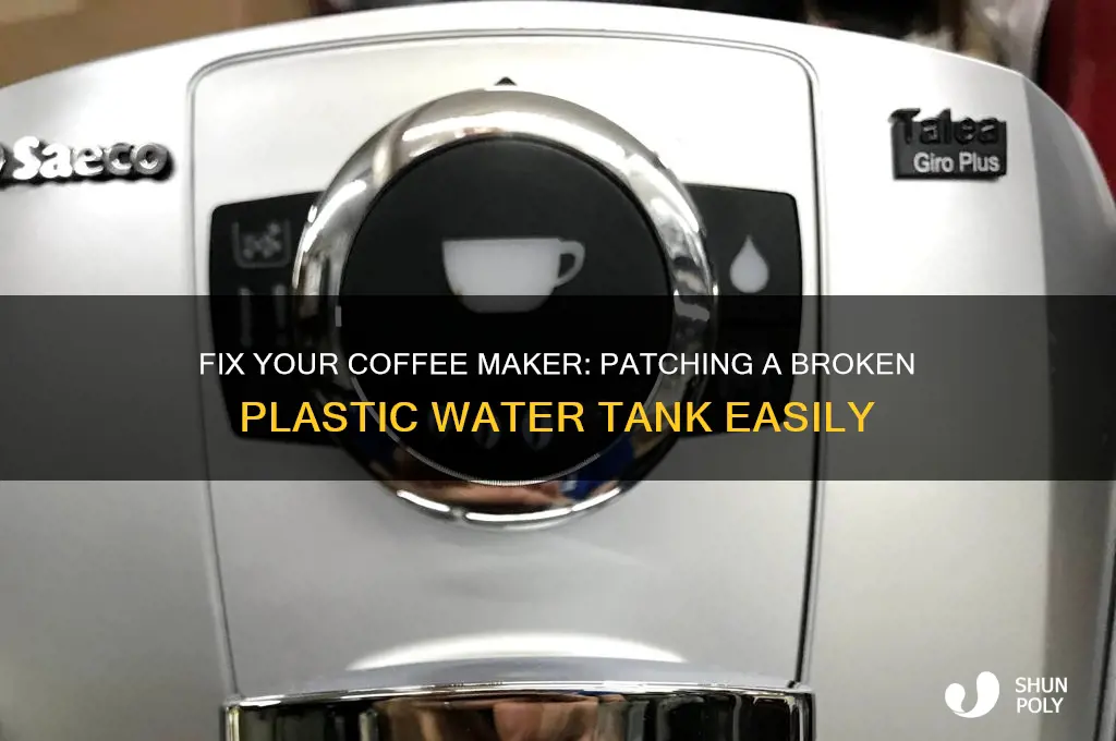 Fix Your Coffee Maker: Patching A Broken Plastic Water Tank Easily ...