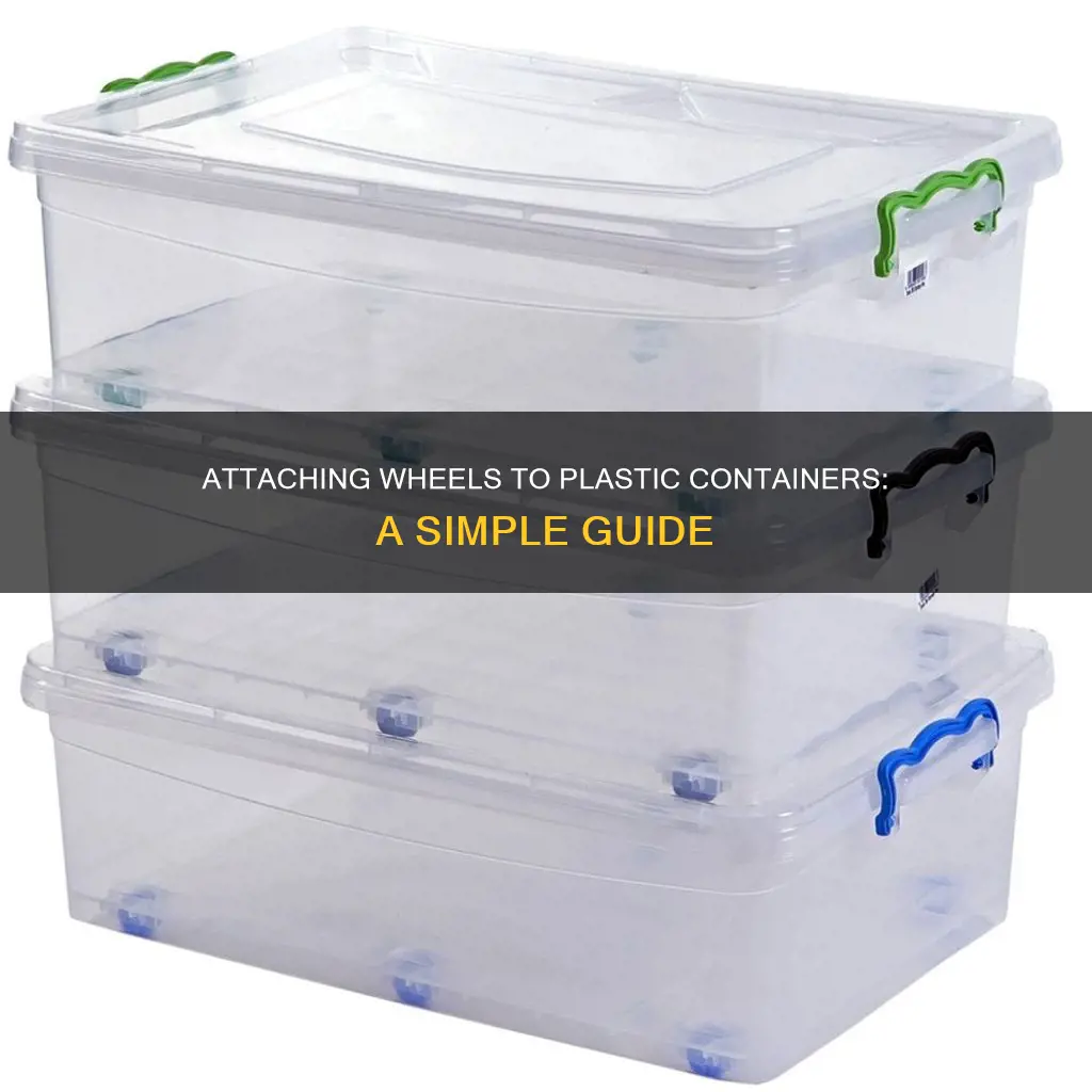 Attaching Wheels To Plastic Containers: A Simple Guide | ShunPoly