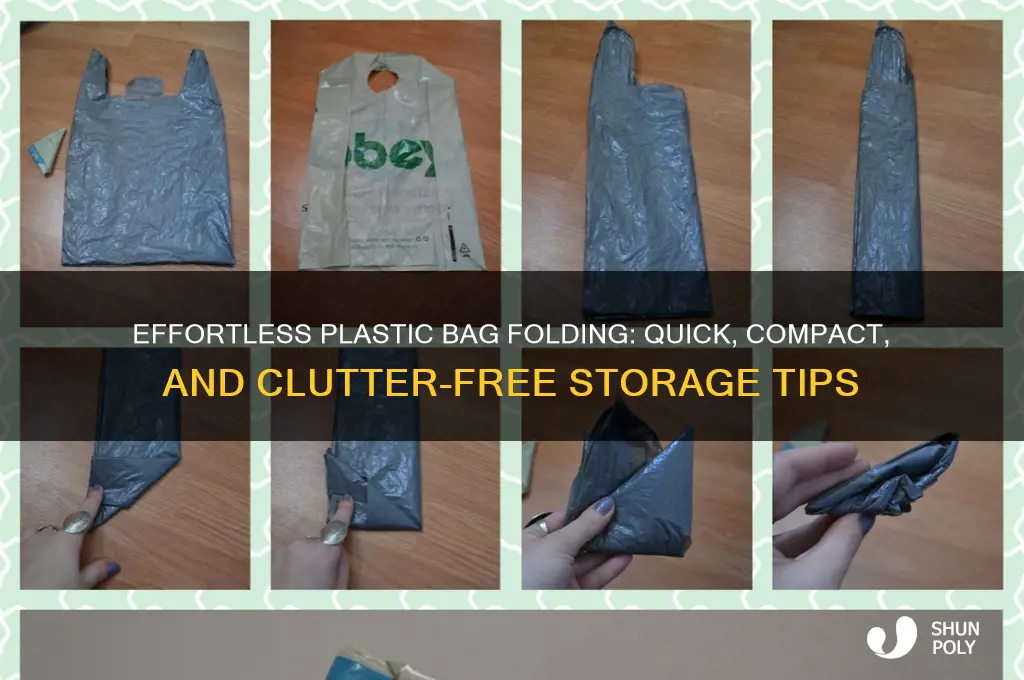 Effortless Plastic Bag Folding: Quick, Compact, And Clutter-Free ...