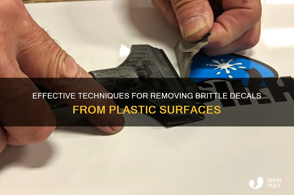 Effective Techniques For Removing Brittle Decals From Plastic Surfaces ...