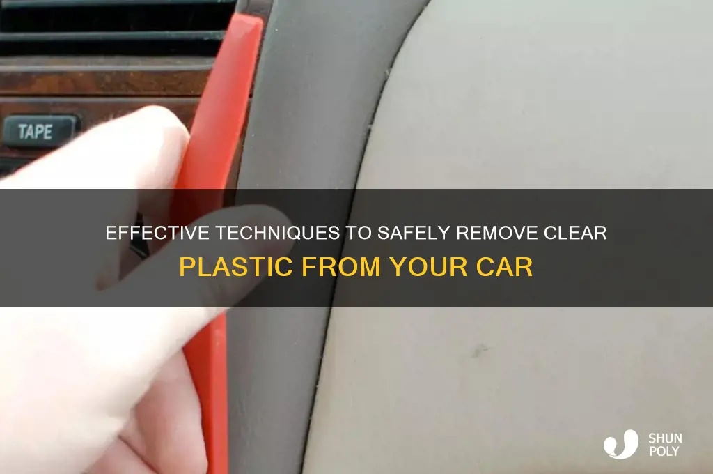 Effective Techniques To Safely Remove Clear Plastic From Your Car ...