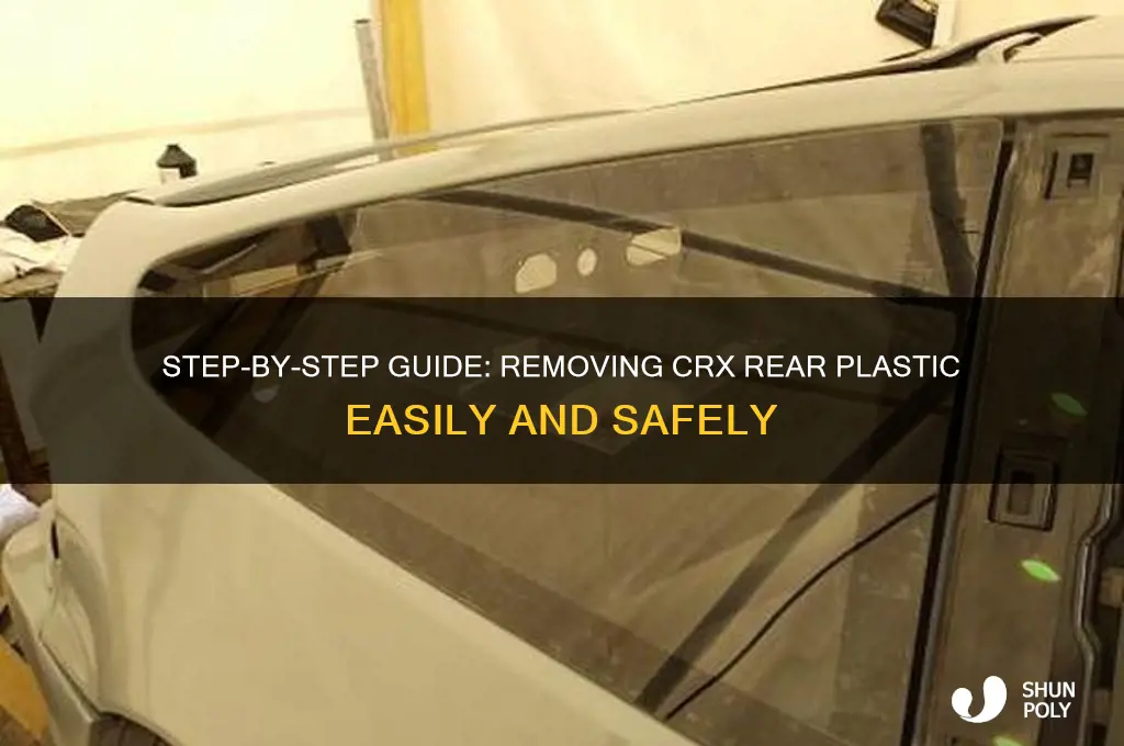 Step-By-Step Guide: Removing Crx Rear Plastic Easily And Safely | ShunPoly