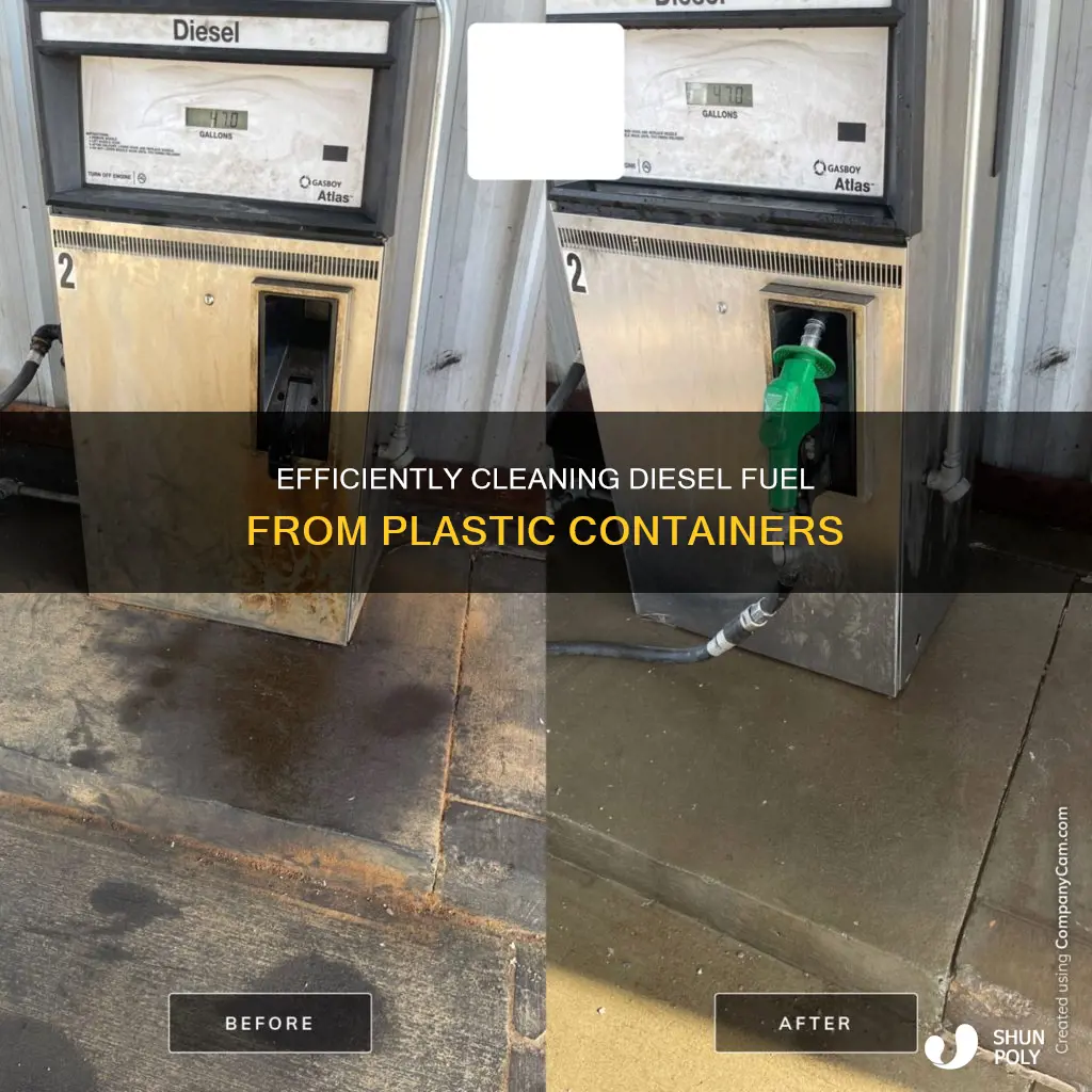 Efficiently Cleaning Diesel Fuel From Plastic Containers | ShunPoly